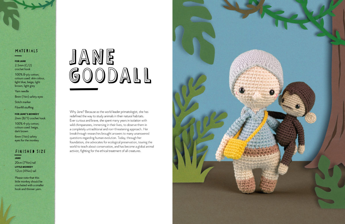 Crochet Iconic Women: Amigurumi patterns for 15 women who changed the ...
