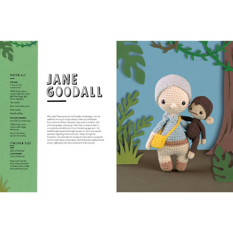 Crochet Iconic Women: Amigurumi patterns for 15 women who changed the ...