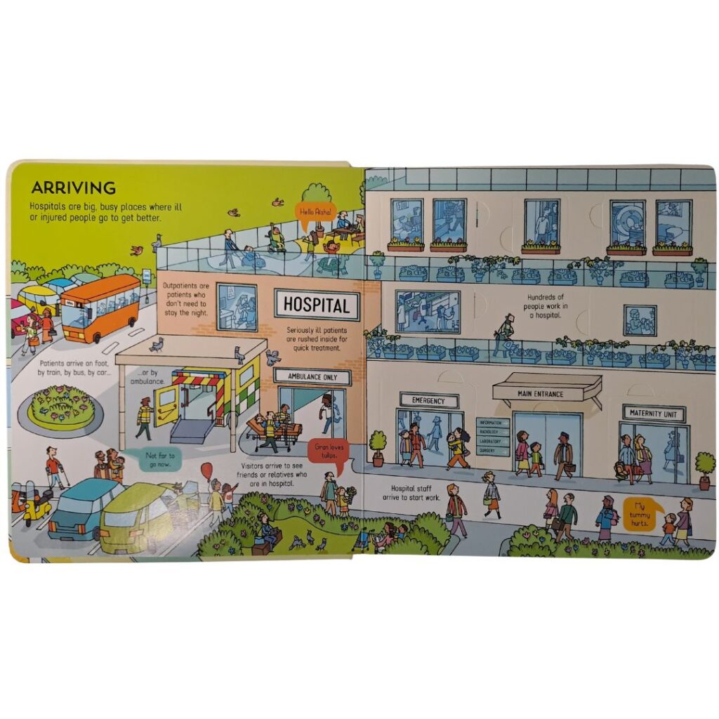 Look Inside a Hospital – Lift the Flap Book – Florence Nightingale ...