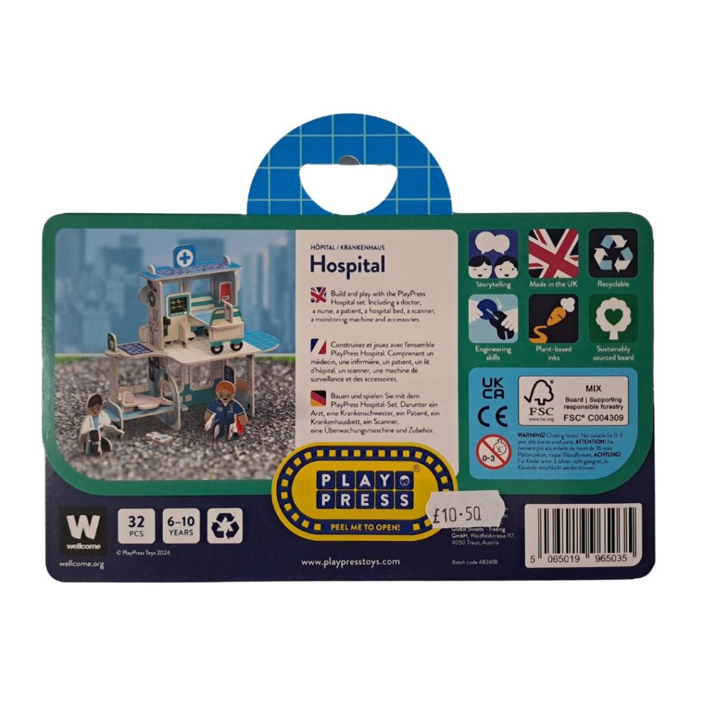 PlayPress Hospital Set – Florence Nightingale Museum London