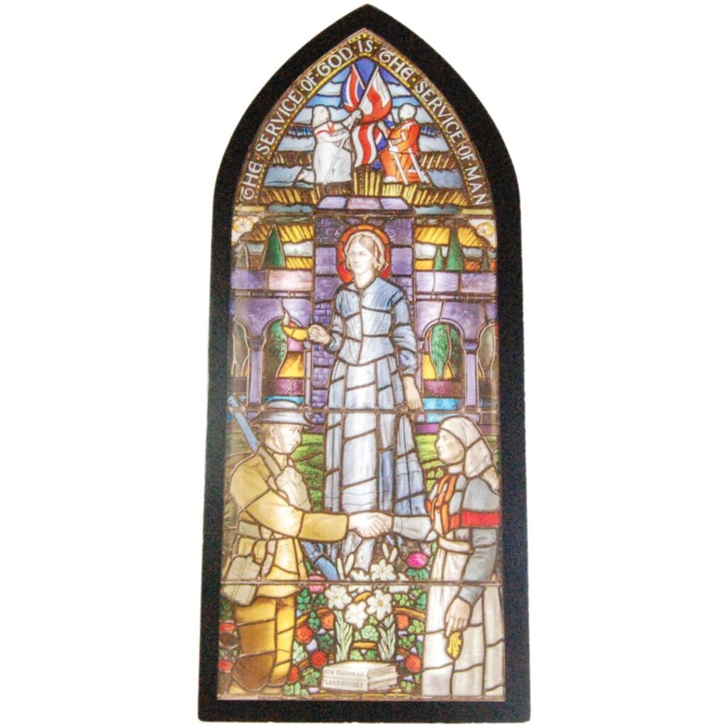 Stained Glass Postcard – Florence Nightingale Museum London